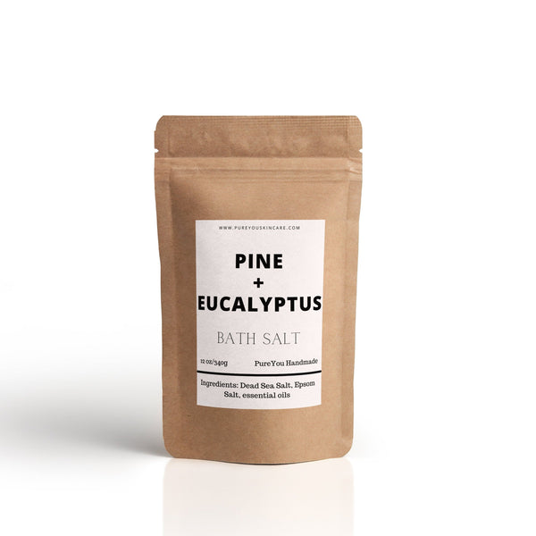 Pine and Eucalyptus Bath Salt - PureYou Handmade