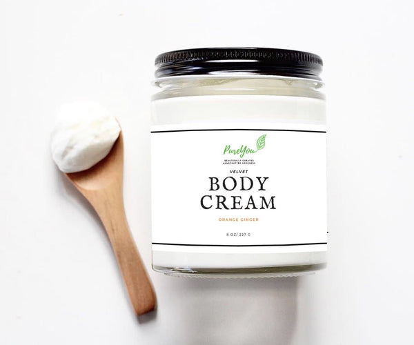 Orange Ginger Velvet Body Cream - PureYou Handmade