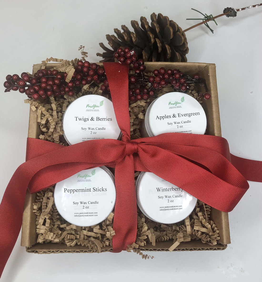 Christmas Sample Bundle Candles – PureYou Handmade